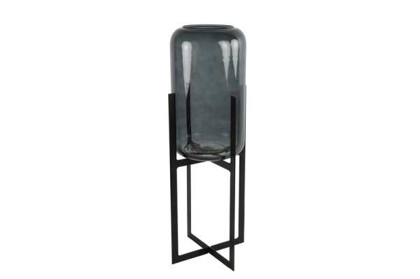 Vaza na postolju Debby 65cm antracit 040169