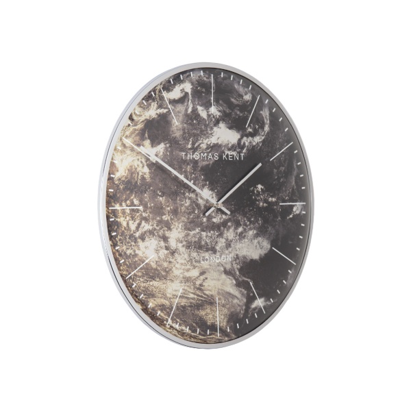 Zidni sat Clocksmith 40cm belo/crni 040099