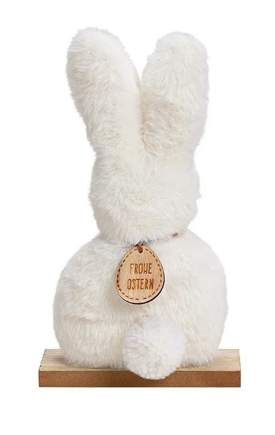 Uskršnja dekoracija Plush Rabbit Stand 22cm 039735