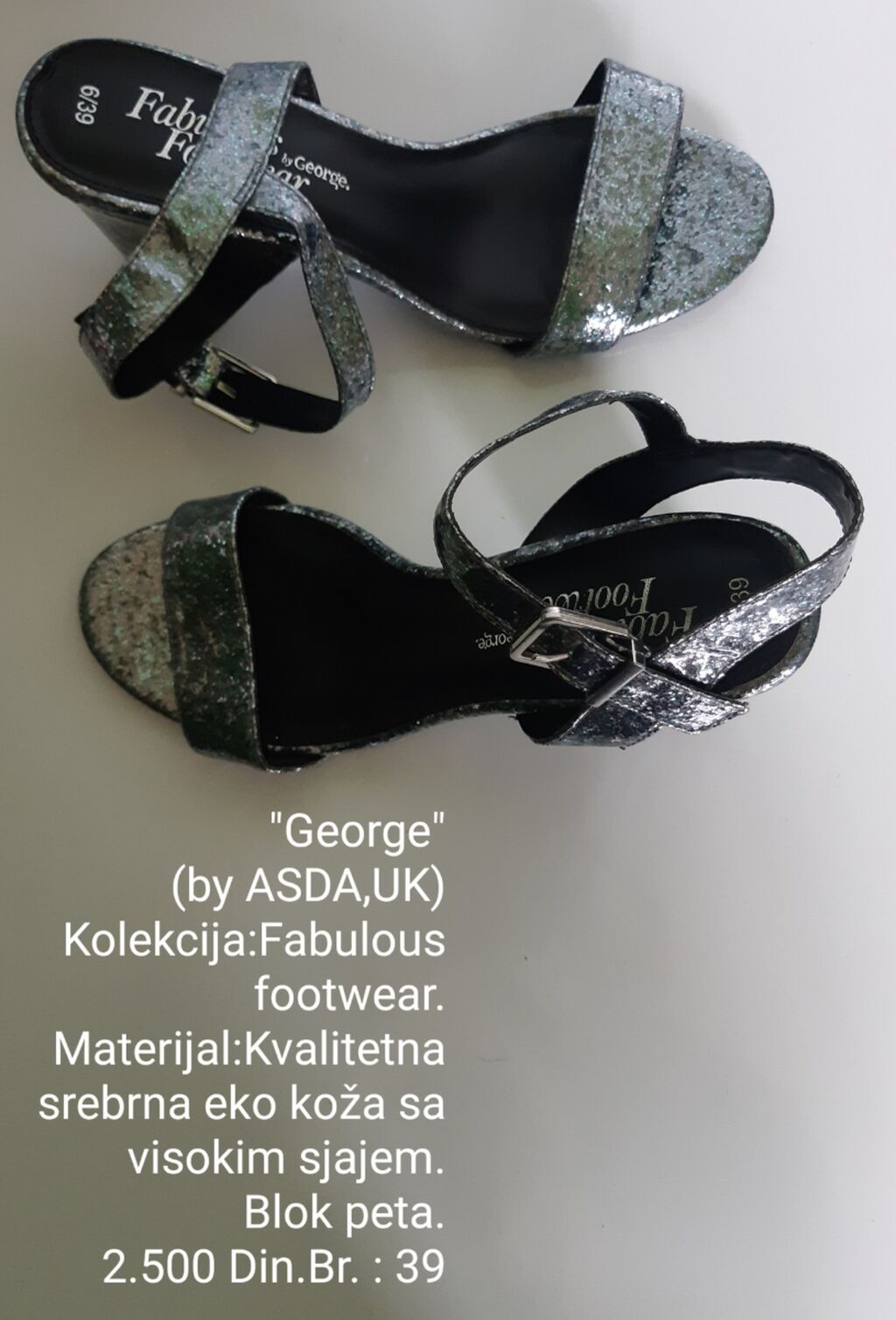 George (by ASDA, UK) – Fabulous Footwear - Model: ženske sandale sa