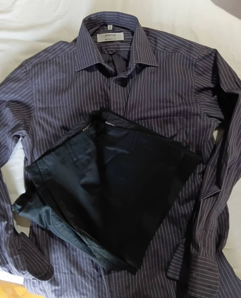 Muška elegantna kombinacija – košulja + pantalone - Košulja Eterna
