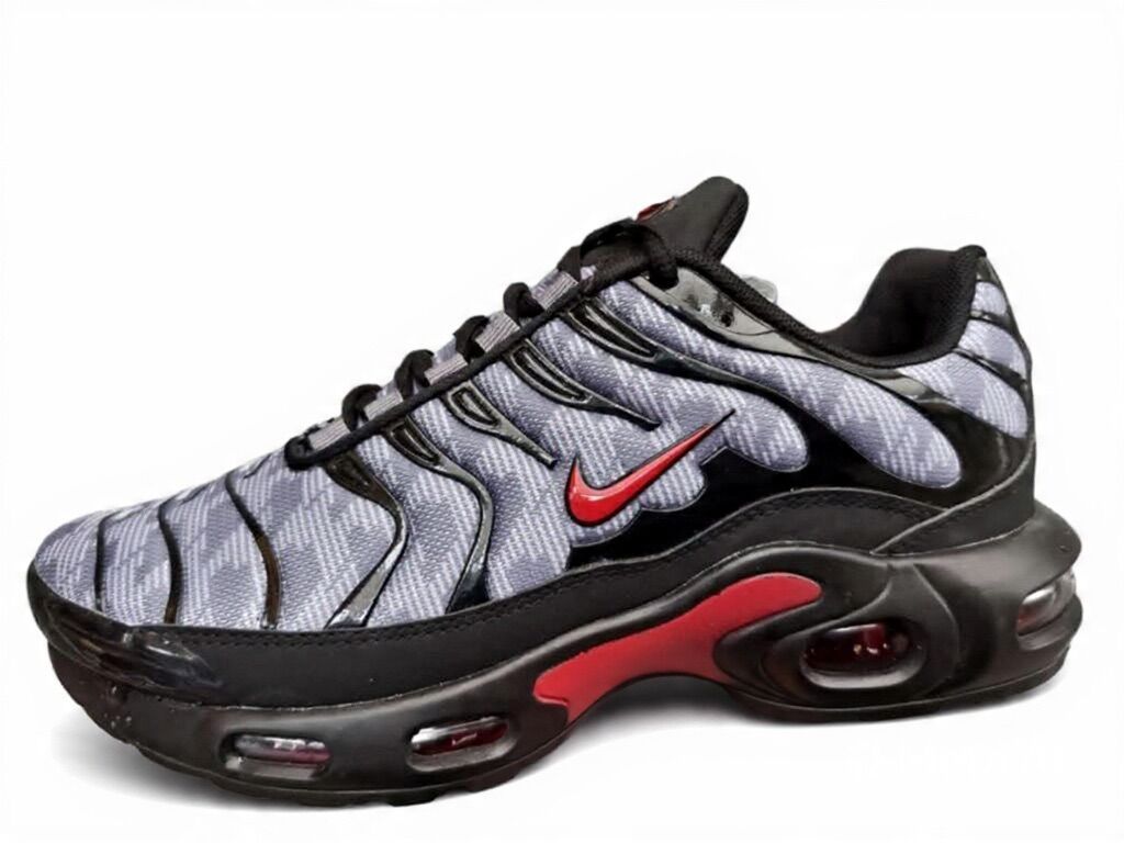 Nike Air Max Plus (TN) patike – sivi gornjište sa talasastim uzorkom