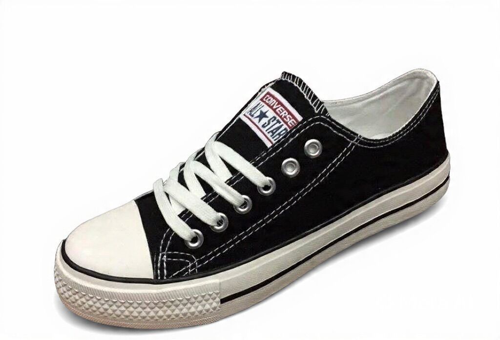 Converse Chuck Taylor All Star patika – niska, crno-bela - Klasik sa