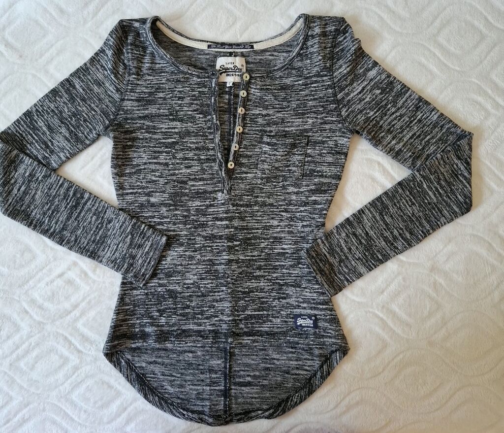 Superdry ženska majica dugih rukava – model “Layer The Finest Yarn