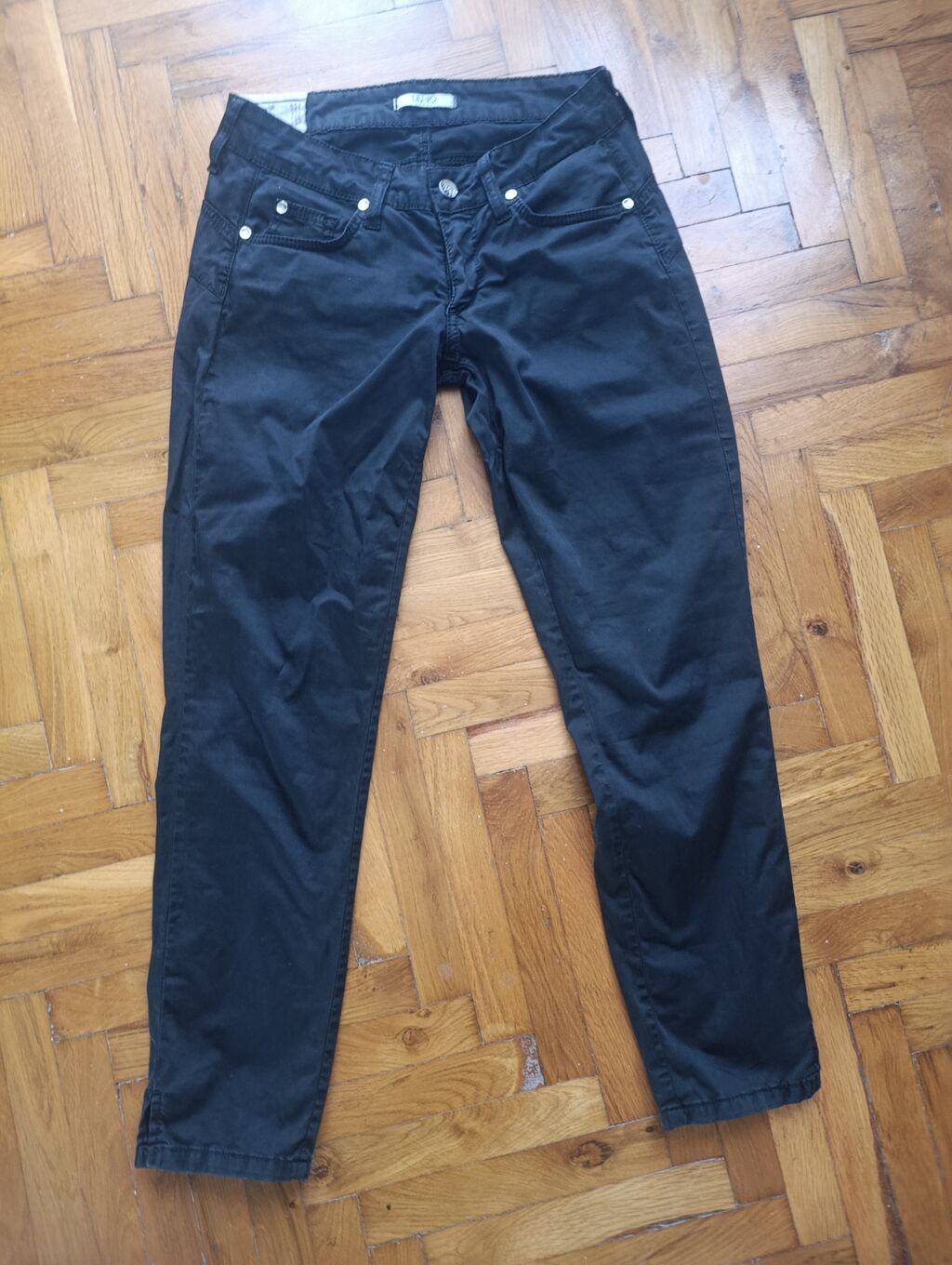 Liu Jo Jeans – ženske pantalone, crne - Model: klasičan 5-džepni kroj