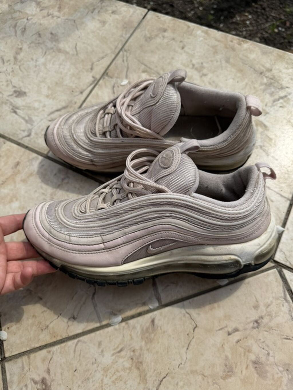 Nike Air Max 97 patike – bež/blijedo ružičasta nijansa - Silueta Air