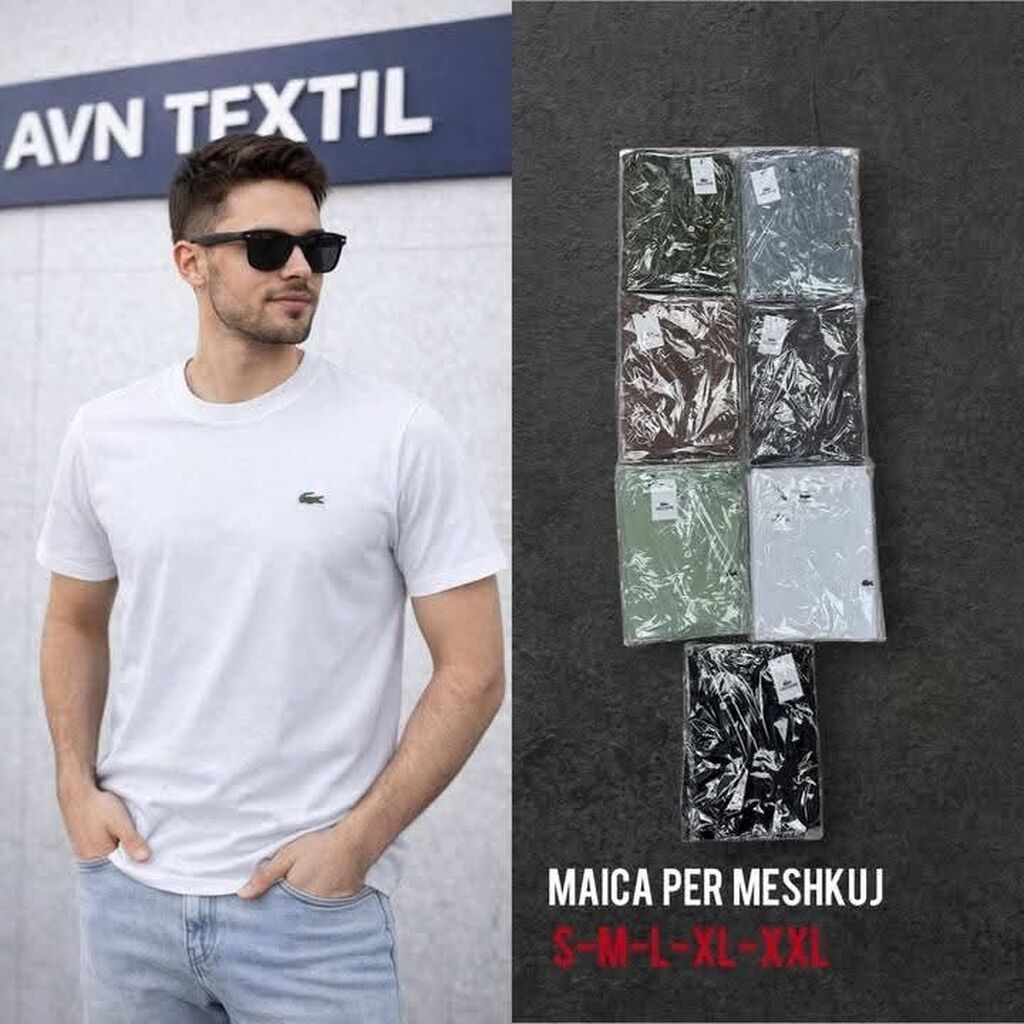 04. Crna bela siva maslina i braon muske majce S M L XL XXL Cena 2400