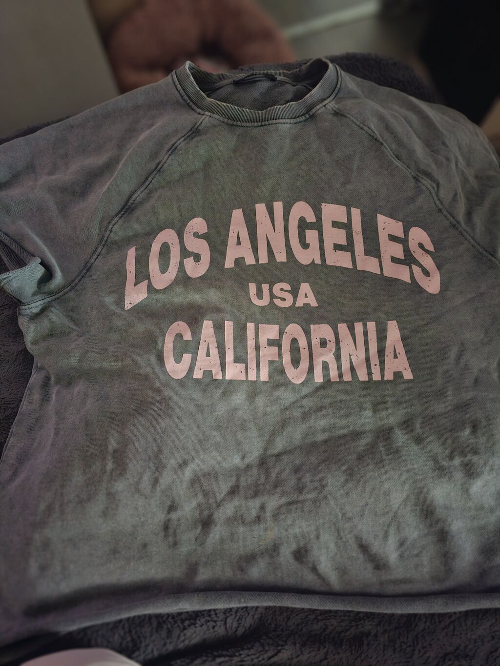 ZARA unisex dukserica s printom “LOS ANGELES USA CALIFORNIA”. -
