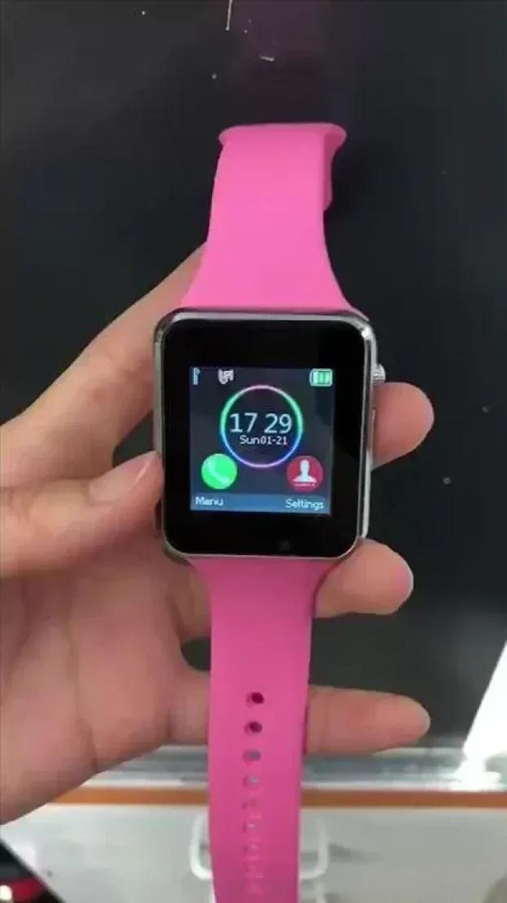 PINK A1 PAMETNI SAT NOV ROZE SMART WATCH TELEFON AKCIJA | Cene nisu
