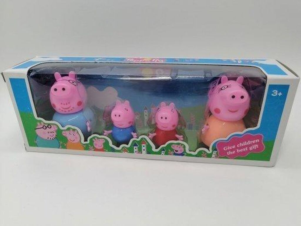 PEPA PIG FAMILY NOVO PEPA PRASE I PORODICA 4 FIGURE AKCIJA | Cene