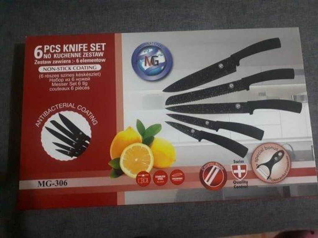 KUHINJSKI KERAMICKI NOZEVI NOVO SVAJCARSKI SET 5+1 AKCIJA | Cene
