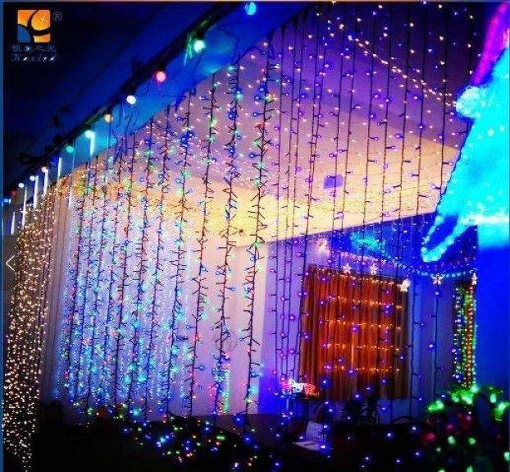 LED ZAVESE VISE VELICINA NOVOGODISNJE ZAVESE ZA DEKORACIJU | Cene