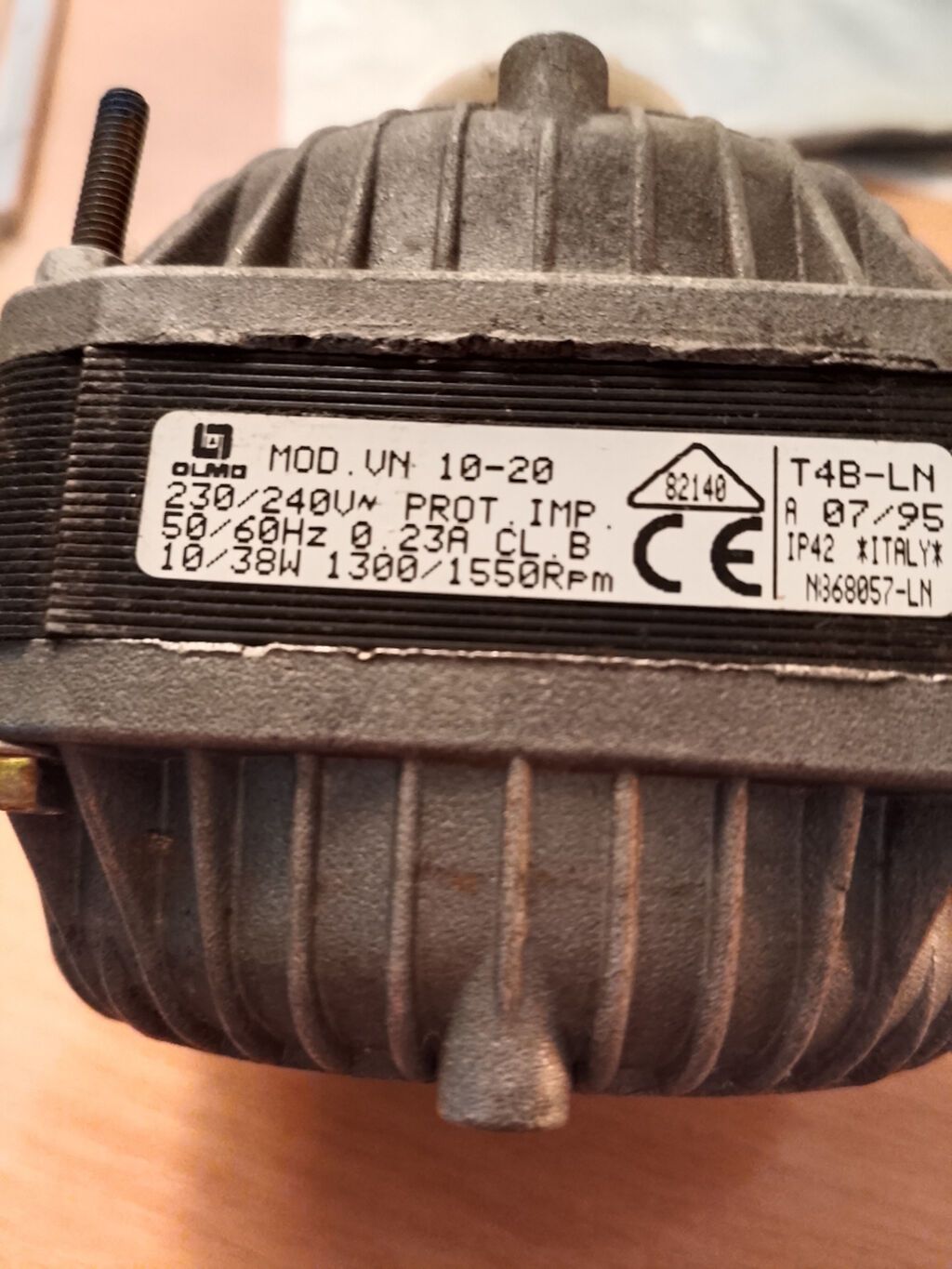 OLMO elektromotor ventilatora – model VN 10-20 - Tip: asinhroni motor