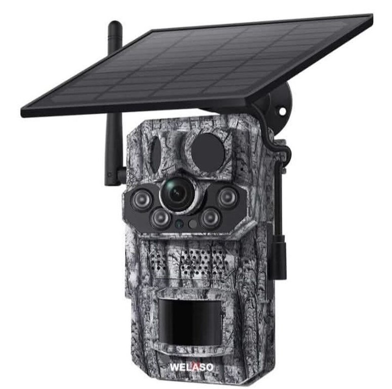 04. 4G AI Solarna Lovacka Kamera Kamuflažni Dizajn Uhvati svaki
