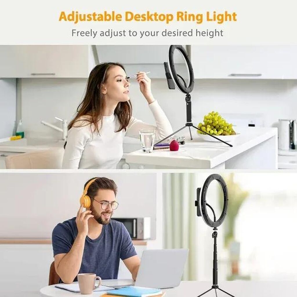 RING FOTO LAMPA 25 CM NOVO LED PRSTEN ZA SLIKANJE, SNIMANJE | Cene
