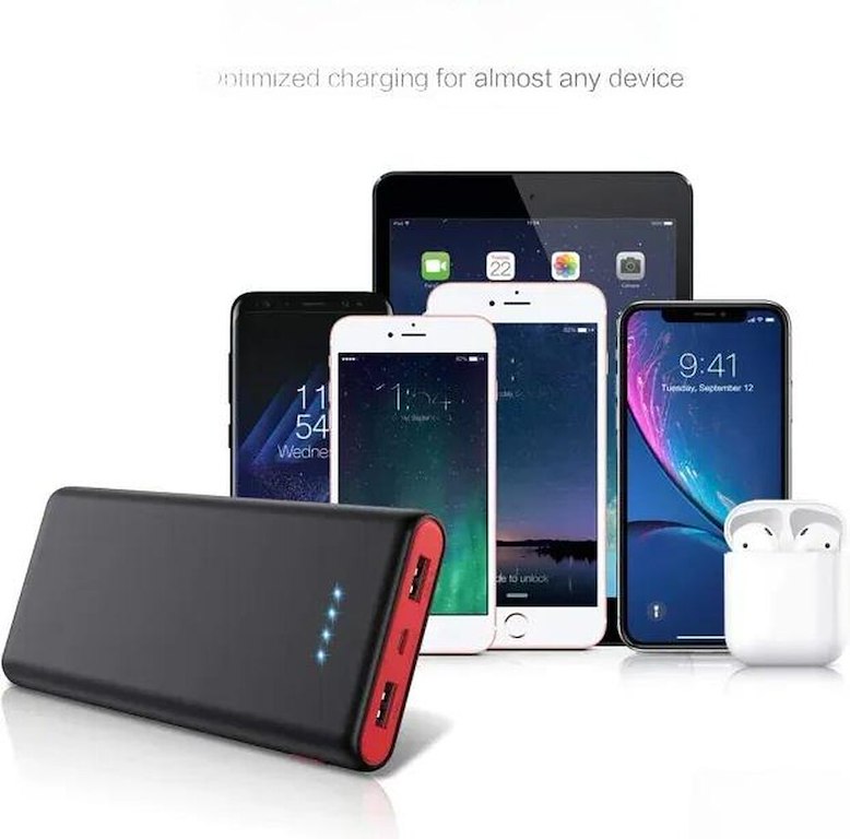 POWER BANK SA PRAVIH 25.800 MAH NOV EKSTERNA BATERIJA ZA SVE | Cene