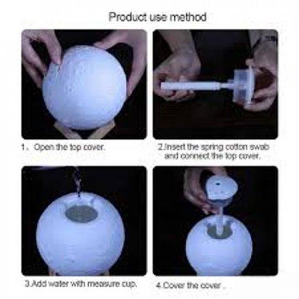 MESEC LAMPA I DIFUZOR 15 CM 2 U 1 NOVO DIFZER I LAMPA AKCIJA | Cene