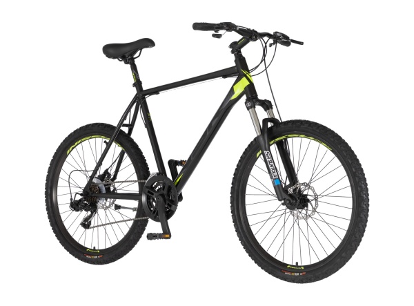Muški MTB bicikl 26/22in 21 brzina 175-193cm crno žuti Visitor Master 1262030
