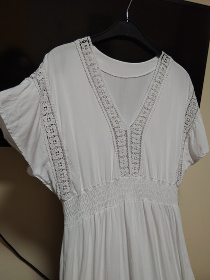 Bela 100% VISKOZA Letnja BOHO Haljina,XS-L