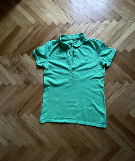 NOVO Benetton ženska zelena polo majica S/M