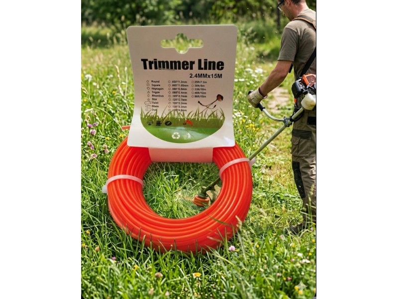 Struna - NAJLON za trimer 2,4mm x 15m