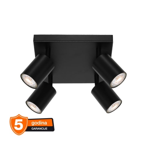 OSRAM crna spot lampa 4xGU10 EL339