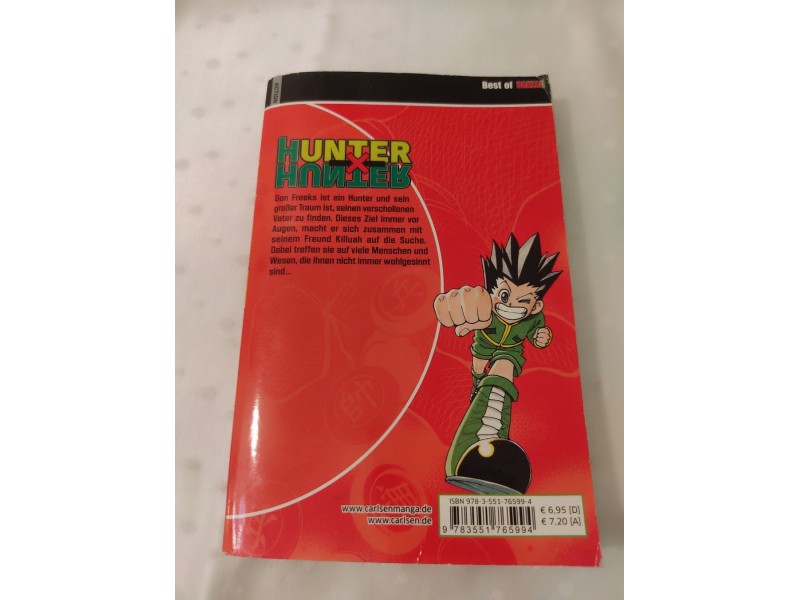 BEST OF HUNTER 29 YOSHIHIRO TOGASHI NA NEMAČKOM