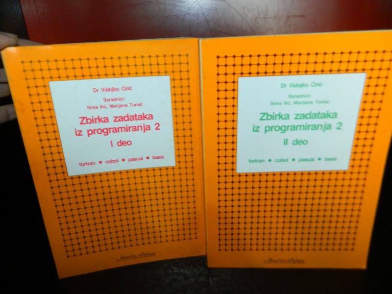 Zbirka zadataka iz programiranja I-II, Vidojko Ćirić