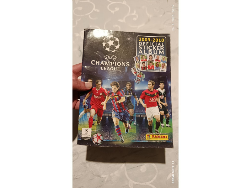 Liga šampiona 2009-10 album Panini sa sličicama
