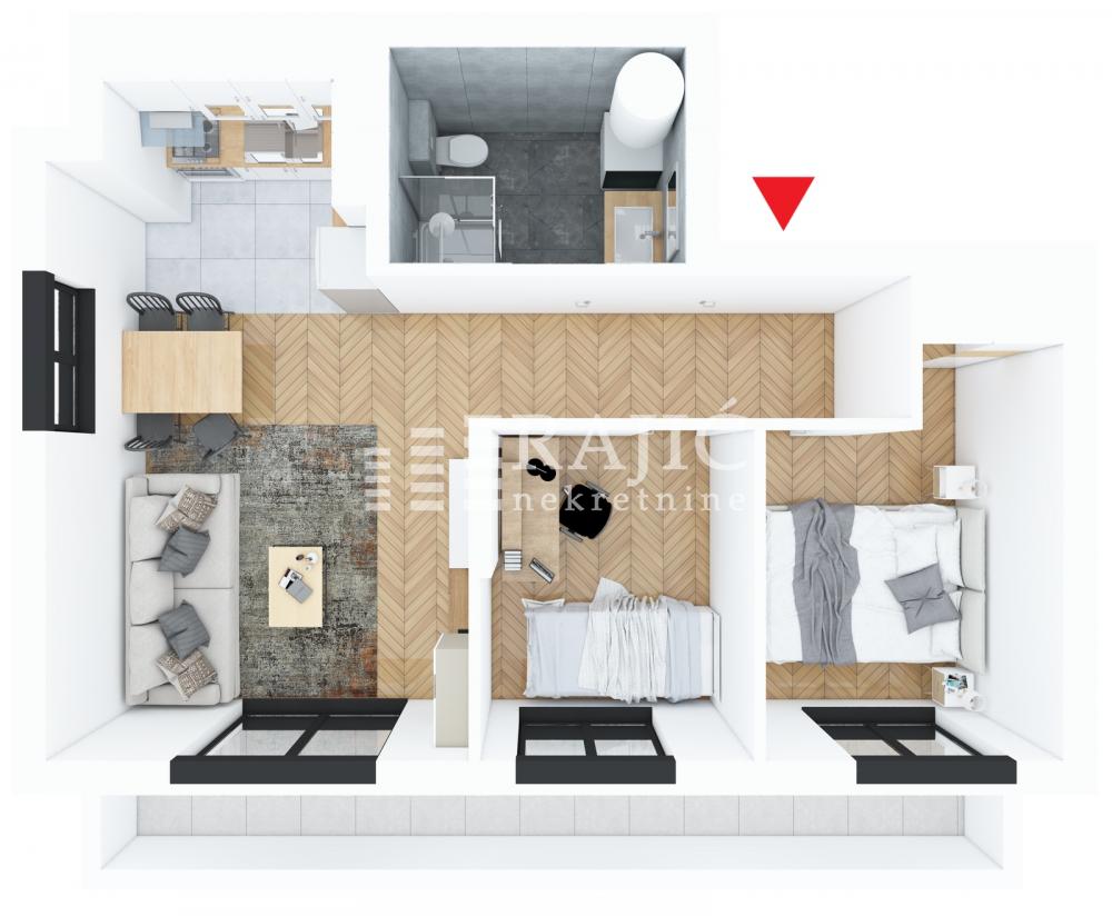 Poslednja šansa za kupovinu-Autokomanda,Borisavljevićeva,57 m2,3.0-nov,lux #4470
189.483 €