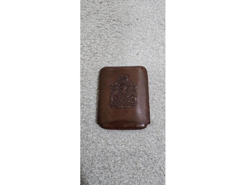 Vintage kožna futrola za cigarilose