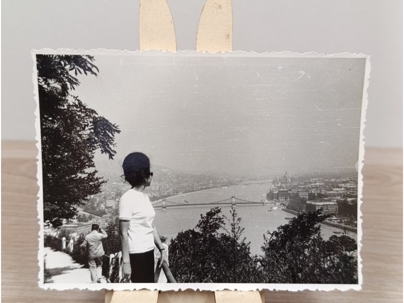 Vintage fotografija poziranje Budimpešta
