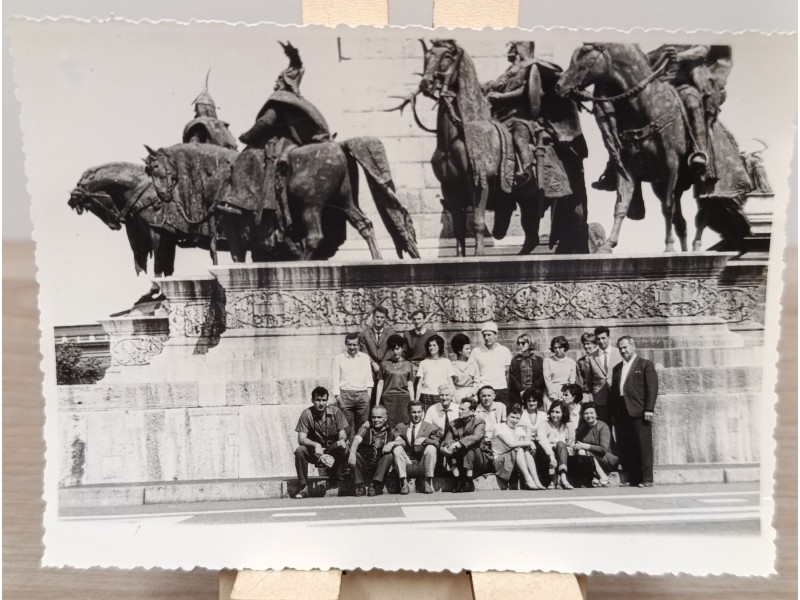Vintage fotografija Trgu heroja Budimpešta