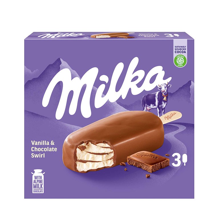 Sladoled milka stick classic 3x90ml