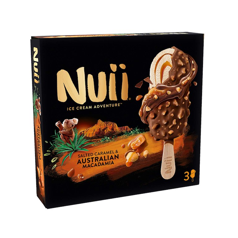 Sladoled nuii salted caramel 3x90ml