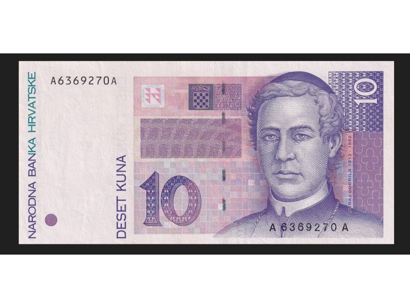 Hrvatska 10 kuna 1993god. ***retka AA serija**