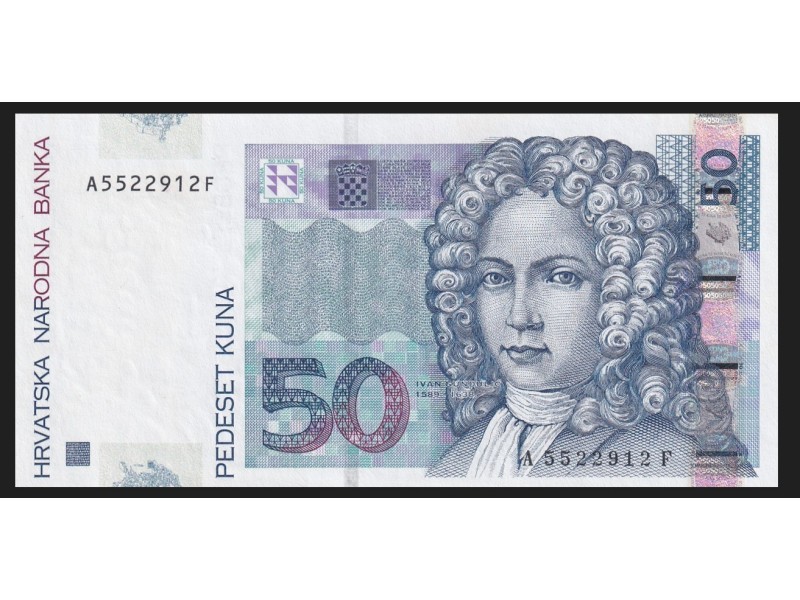 Hrvatska 50 kuna 2002god.