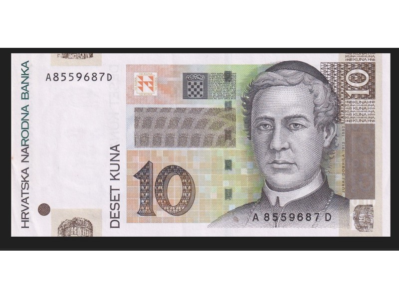 Hrvatska 10 kuna 2001god.