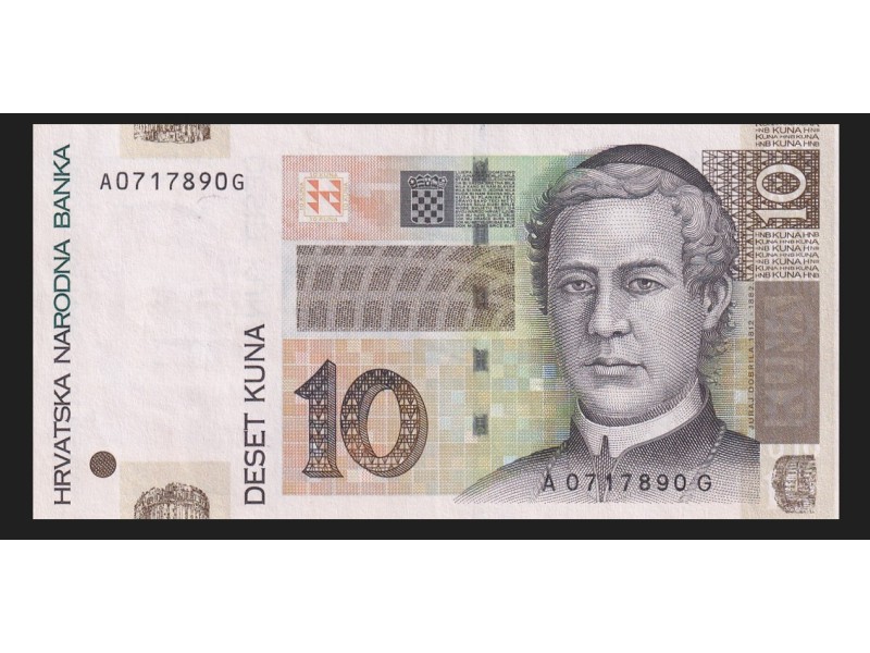 Hrvatska 10 kuna 2001god.