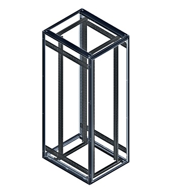 SORAX 19" Basicframe, RAL9005, W=800xD=1.000xH=2.200mm
47U, basic frame without planking parts