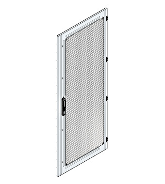 SORAX Ventilated Door, W=800xH=2.000mm, RAL7035
Opening angle of the door 180° (aligned), compatible for mounting a TANlock3 or TANlock1 swivelling lever
