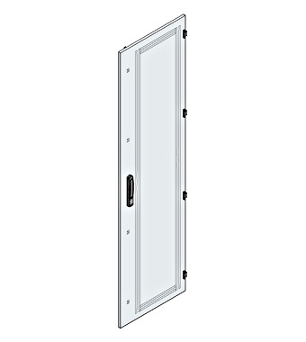 SORAX Steel Sheet Door IP54, W=600xH=2.200mm, RAL7035
Opening angle of the door 180° (aligned), compatible for mounting a TANlock3 or TANlock1 swivelling lever