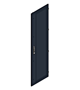 SORAX Steel Sheet Door IP54, W=600xH=2.200mm, RAL9005
Opening angle of the door 180° (aligned), compatible for mounting a TANlock3 or TANlock1 swivelling lever
