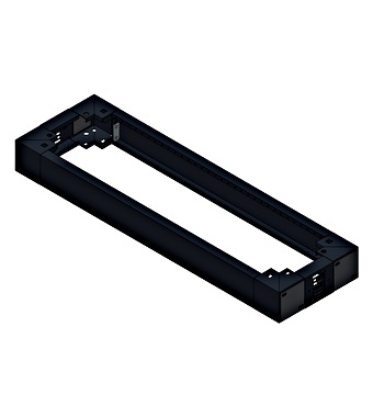 SORAX Plinth, Ventilated, W=300xD=1.000xH=100mm,RAL9005
Plinth set, ventilated design with filter mat