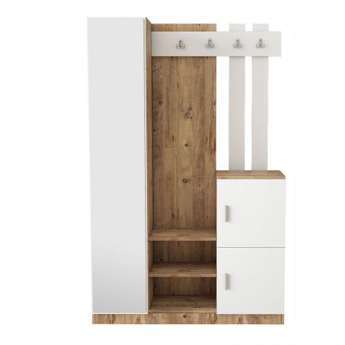 Hanah Home DD7 - AW Atlantic Pine White Hall Stand OŠTEĆENO