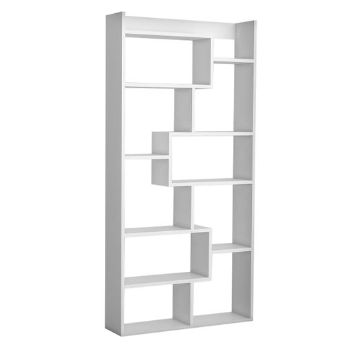 Hanah Home Kuttap - White White Bookshelf OŠTEĆENO