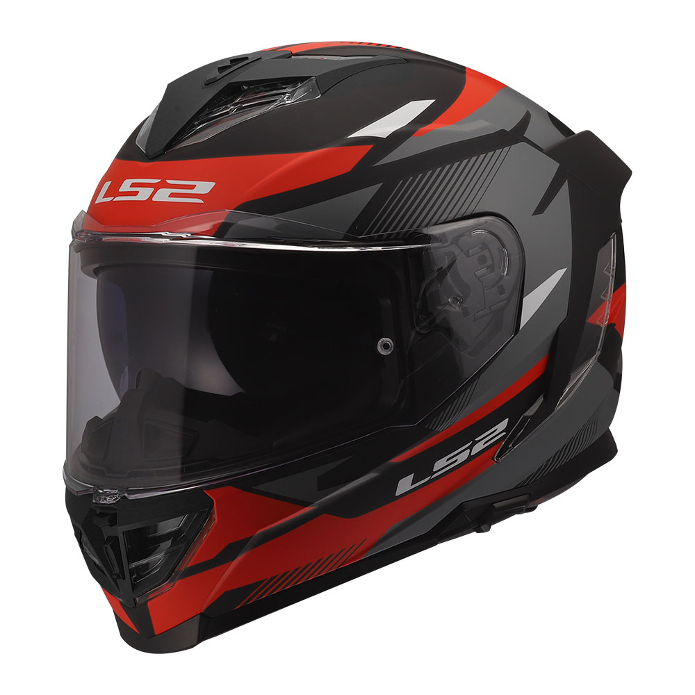 Kaciga za motor LS2 Full Face FF818 STORM III KOMAI crno crvena