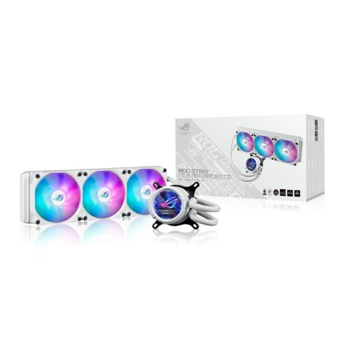 Asus ROG Strix LC III 360 ARGB LCD WHT belo vodeno hlađenje