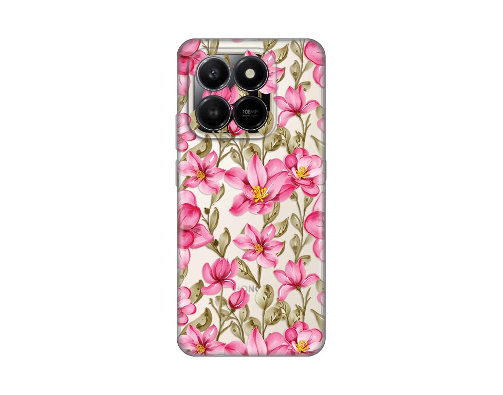 Silikonska futrola PRINT - Honor X7d 4G/400 Smart 5G Magnolia