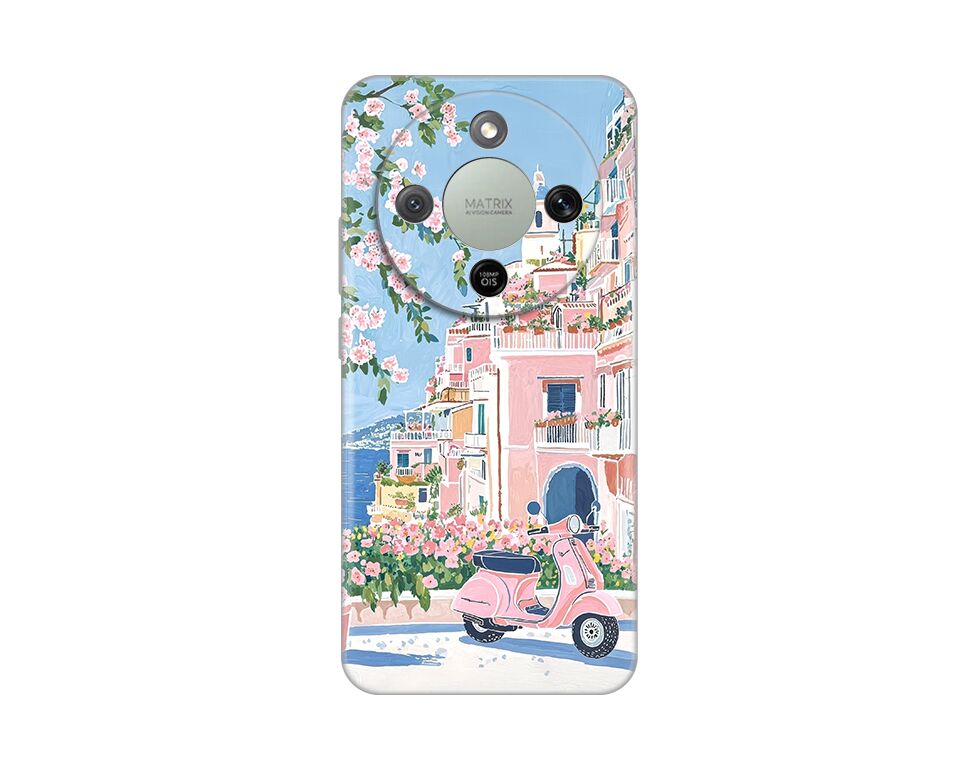 Silikonska futrola PRINT - Huawei Honor Magic 8 Lite Pink Italy